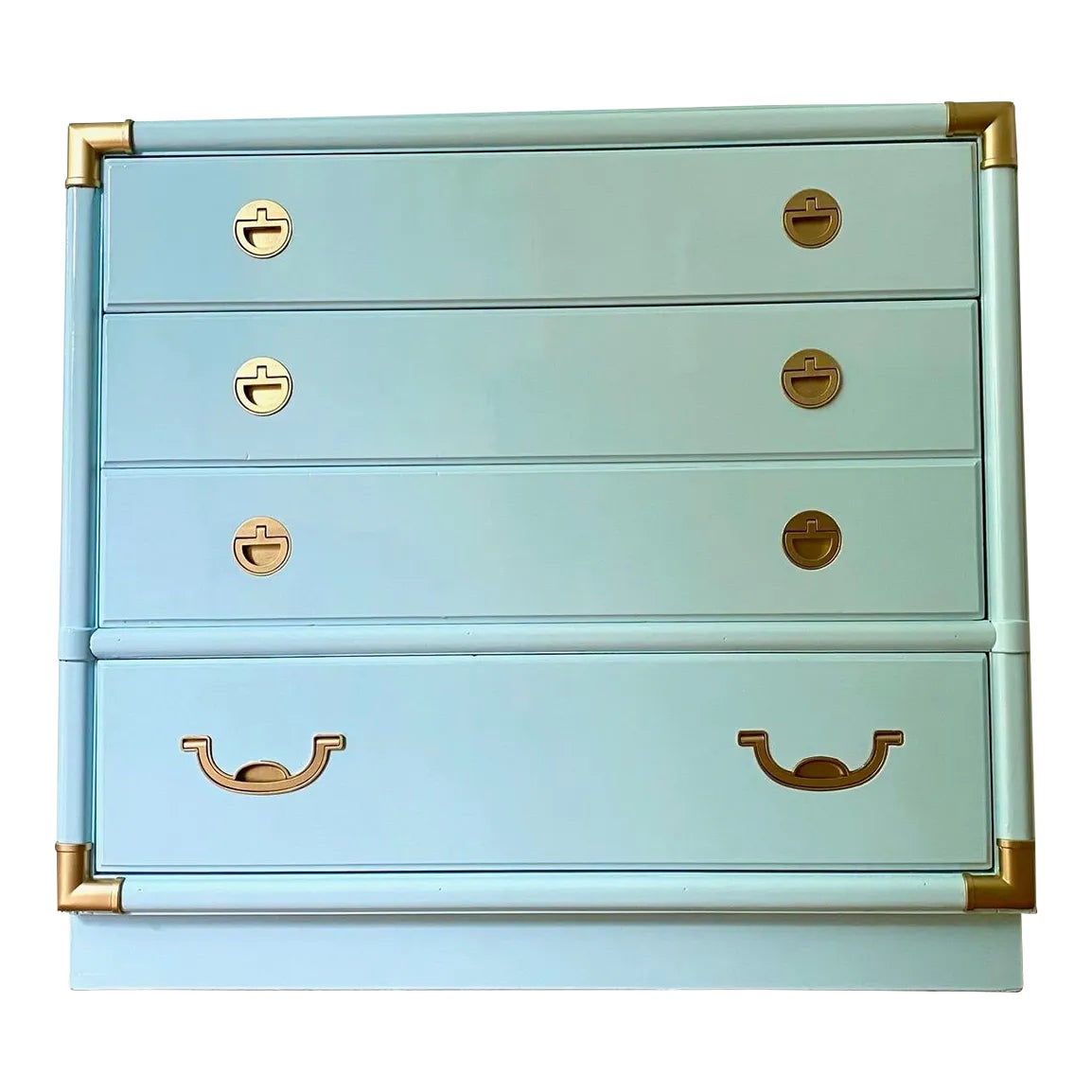 Drexel Accolade High Gloss Lacquered Chest | Chairish
