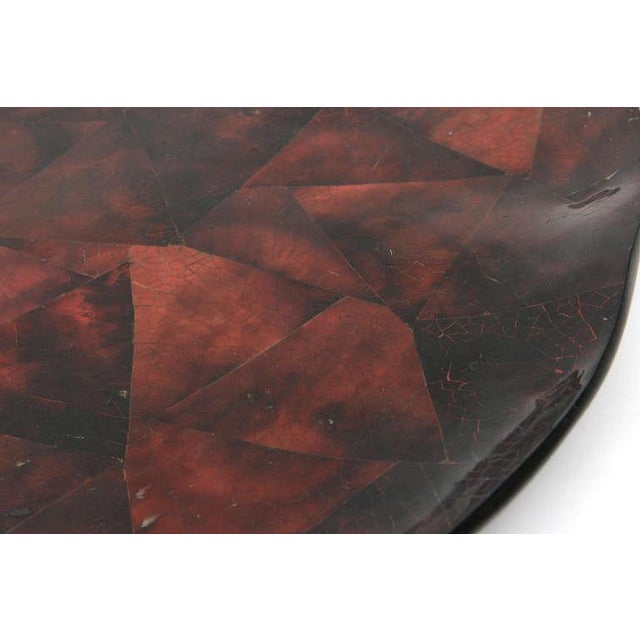 Vintage Large Maitland Smith Tessellated Coconut Shell Tray or Serving ...