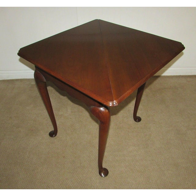 Kittinger Handkerchief Table Drop Leaf Corner Table | Chairish