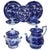Flo-Blue Collection of 9 Piece Matching "Formosa" Tea Set | Chairish