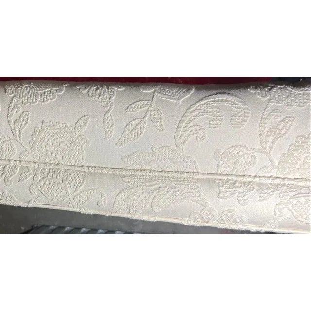 Paul McCobb Mid-Century Modern White Two-Part Sectional Sofa, Brass ...