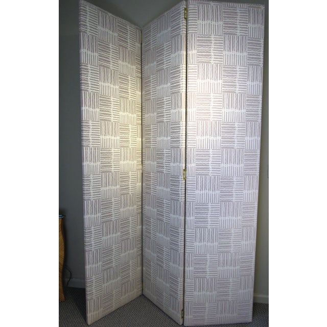 Modern Style 3 Panel Room Divider/Screen | Chairish