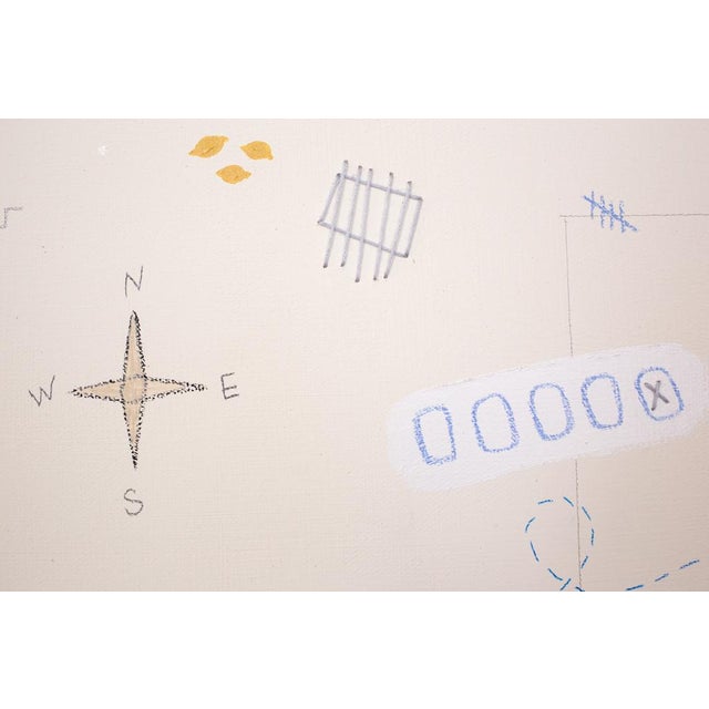 Large Original Abstract Painting on Canvas by Margot Sinclair | Chairish