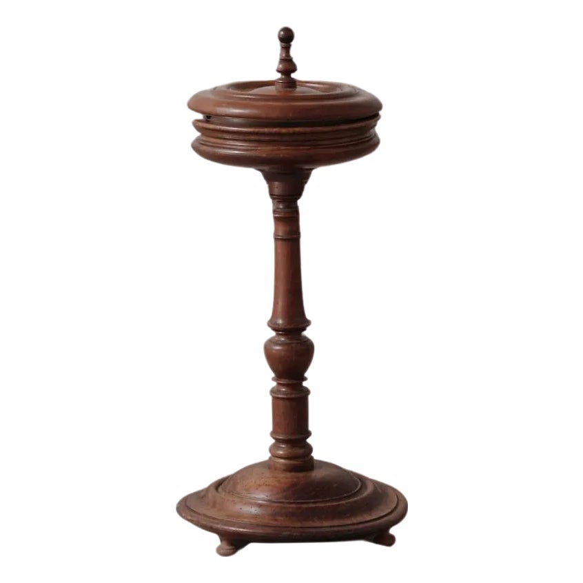 19th Century French Walnut Threading Table | Chairish