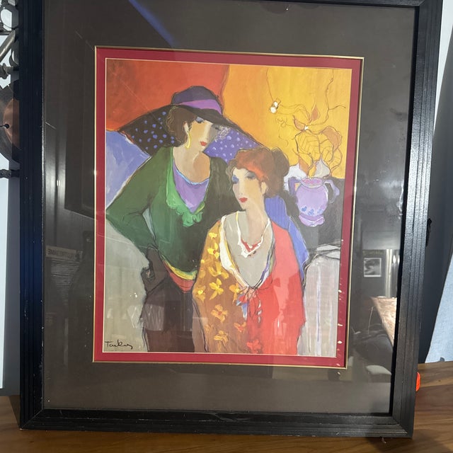 Late 20th Century "Socialite Dua- On the Stage" by Itzchak Tarkay ...