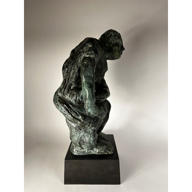1990s Bronze Sculpture by Alexandra Jacobs, Signed | Chairish