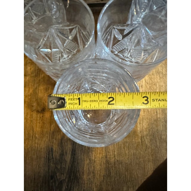 Vintage Nachtmann Crystal "Eduard" Diamond Pattern Glasses Tumblers ...