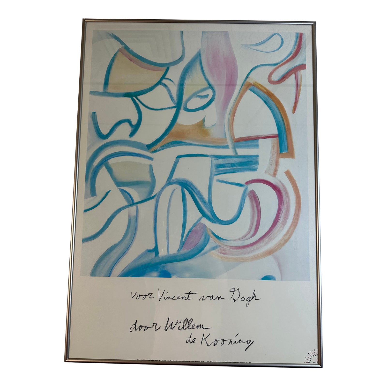Willem De Kooning Garden in Delft Van Gogh Poster | Chairish