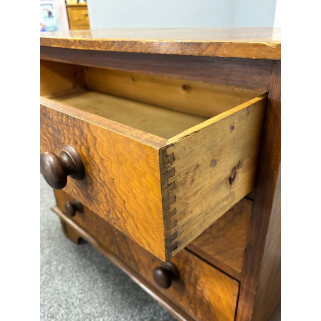 Antique English Scumbled Chest of Drawers | Chairish