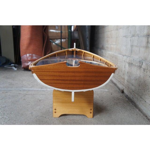 Mid 20th Century Vintage Wood-N-Stuff Handcrafted Nautical Handmade Oak ...