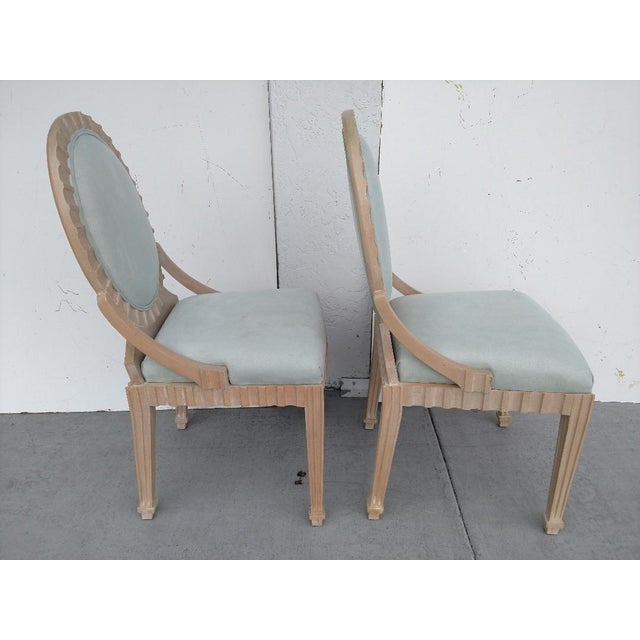 John Hutton Vintage, Fluted Wood, Oval Backed Side Chairs - a Pair ...