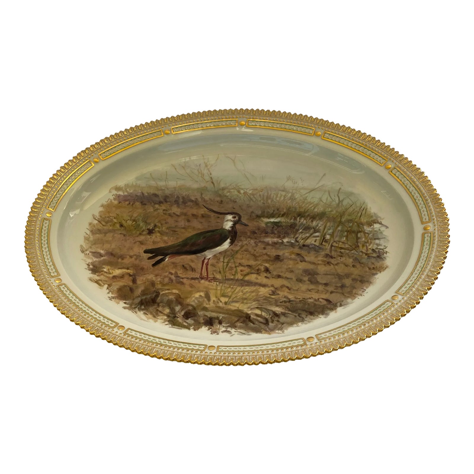 1960s Royal Copenhagen Fauna Danica Serving Plate | Chairish