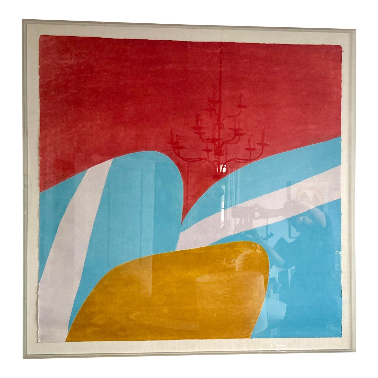 1970s Original Signed Carol Summers “California” Woodcut, Framed | Chairish