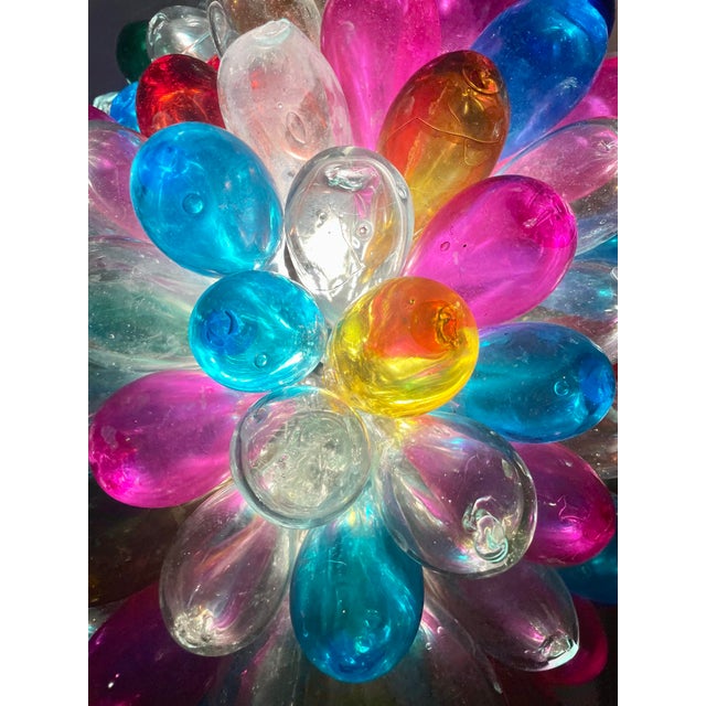 Balloon Shape Candy Colors Light Fixture of Recycled Handblown Glass ...