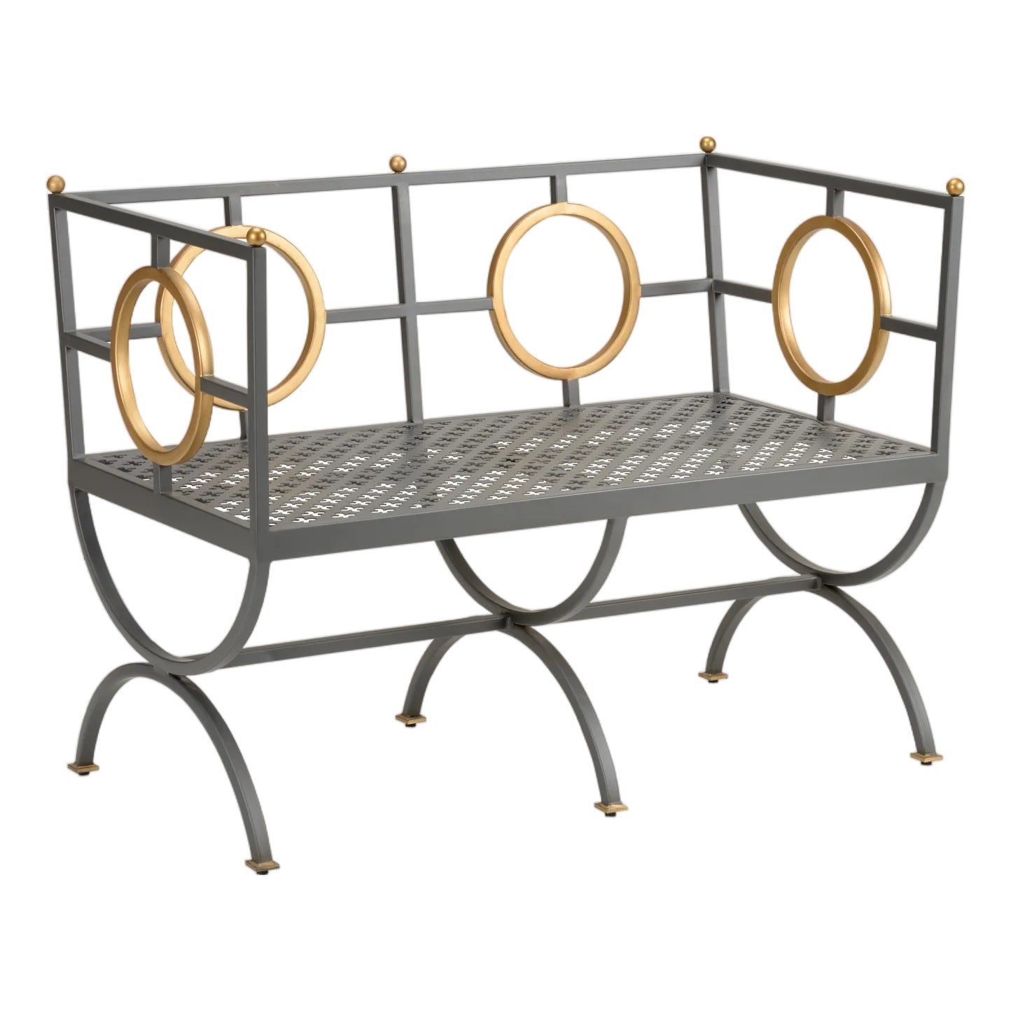 Circle Bench | Chairish