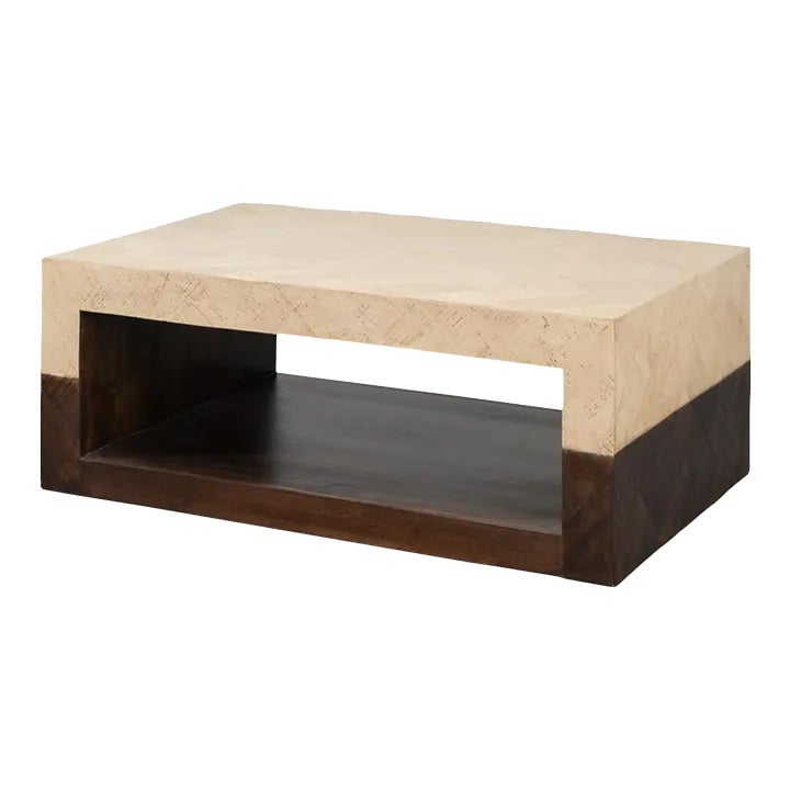 Two-Tone Coffee Table | Chairish