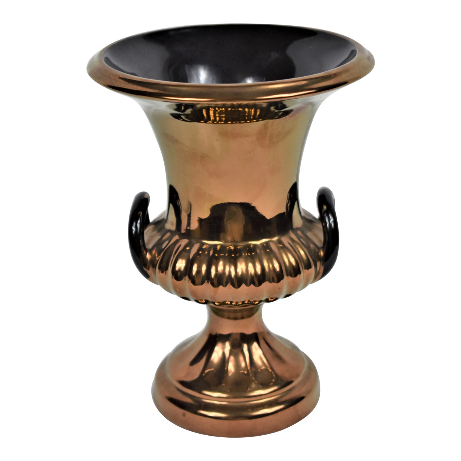 1960s Beswick Copper Lustre Vase | Chairish