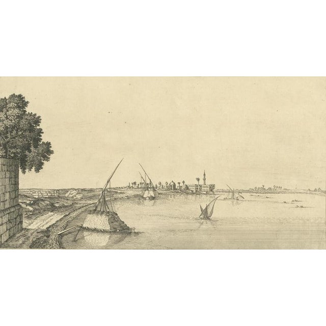 After Tuscher, View of the Great Mosque Atter Ennabi, Egypt, Copper ...