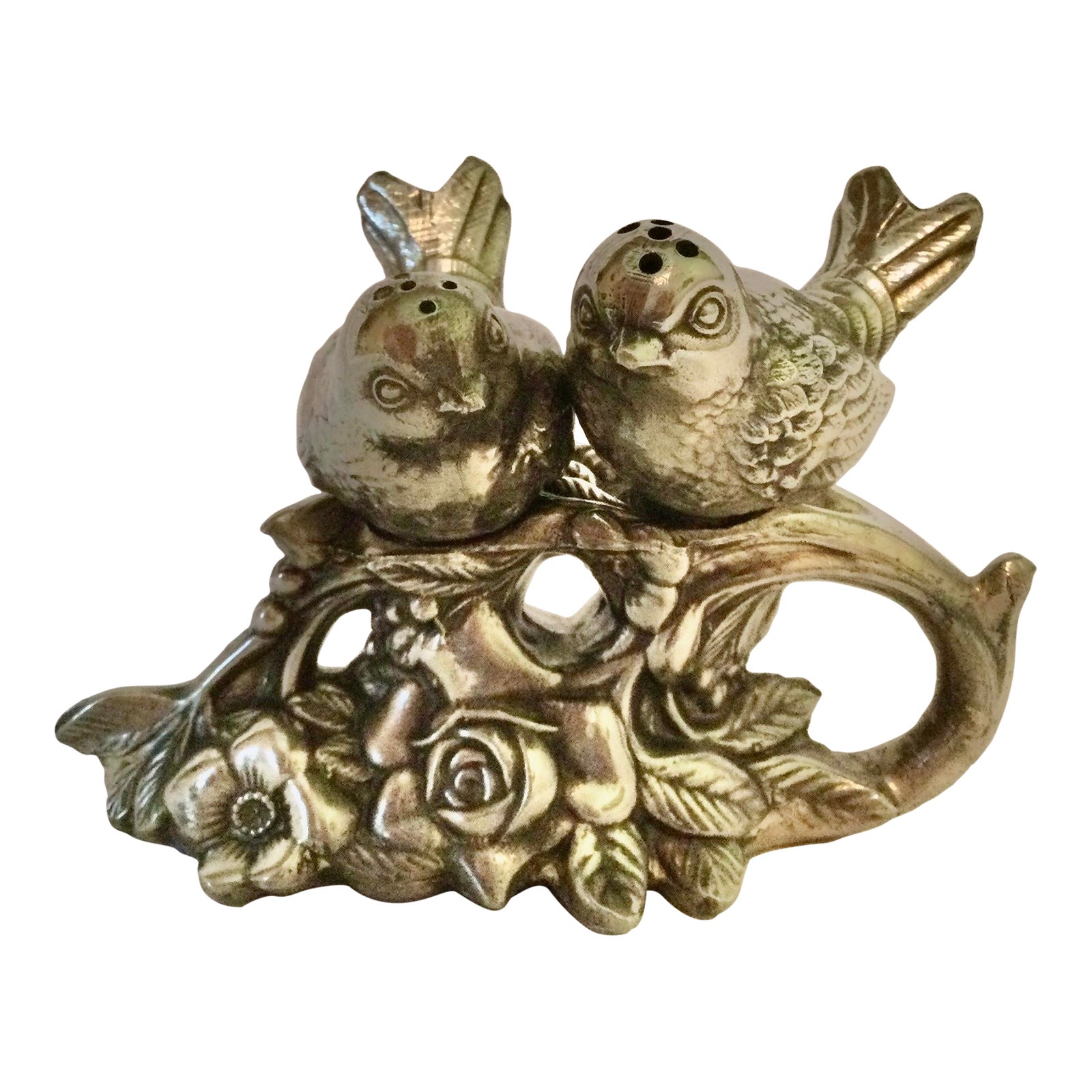 Vintage Silver Plated Salt And Pepper Shakers Chairish