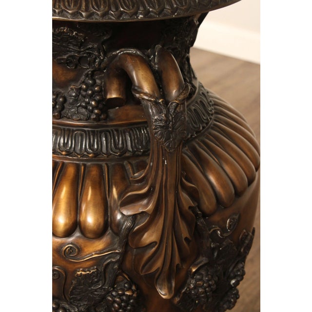 Roman Classical Style Palatial Bronze Urns - A Pair | Chairish