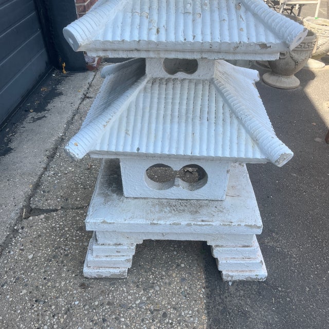 1990s Concrete Garden Pagoda | Chairish