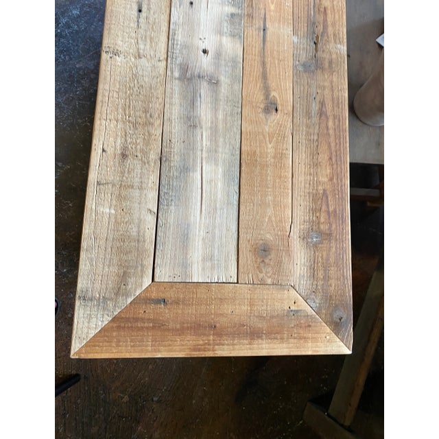 Rustic Wooden Console Table | Chairish