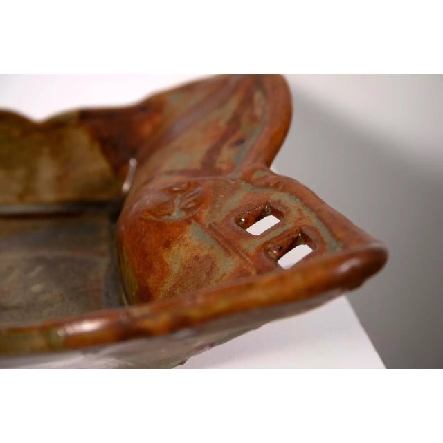 John Glick Mid Century Modern Earthtone Glazed Ceramic Signed Tray ...