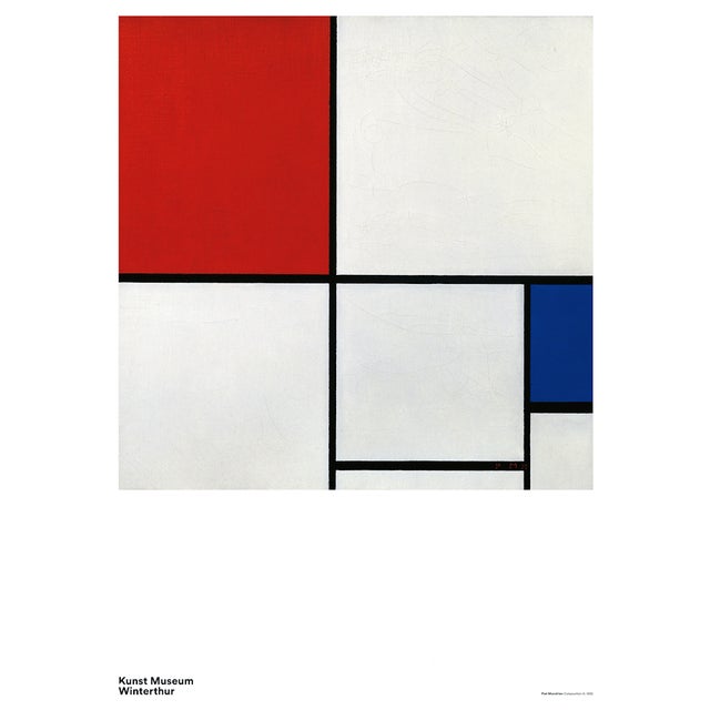 Piet Mondrian, Composition A, Kunst Museum Winterthur Poster, Abstract ...