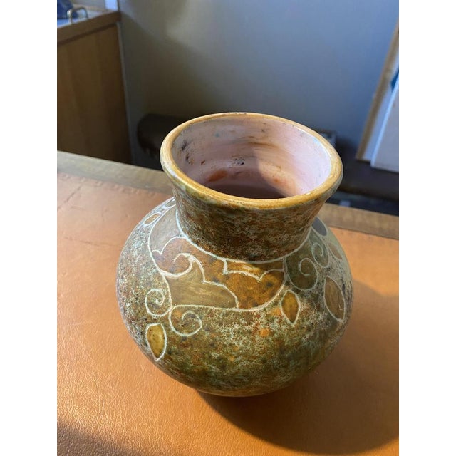 Ceramic Ball Vase by Bernard Buffat | Chairish