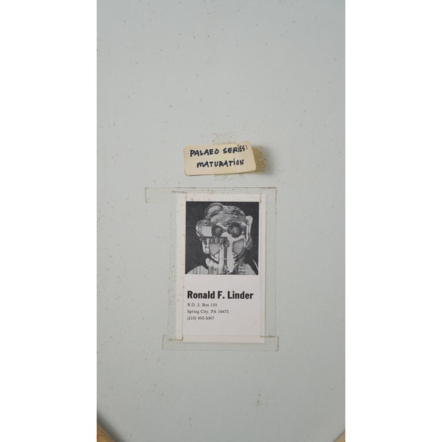 Ron F. Linder Abstract Painting & Collage, Paleo Series: Maturation ...