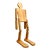 Life Sized Pine Human Form Figure Sculpture | Chairish