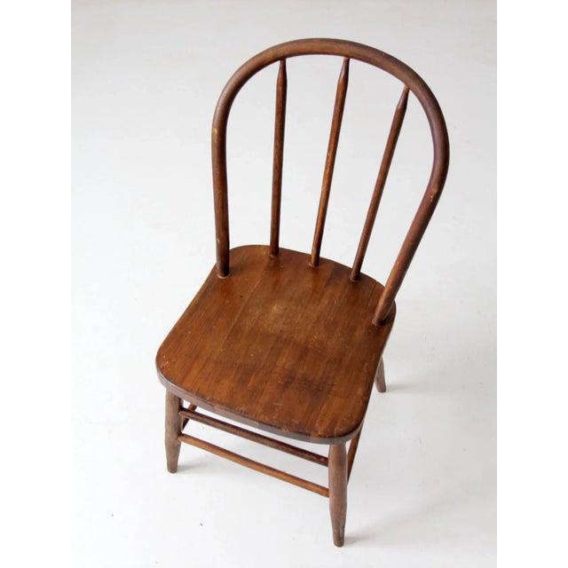 Antique Spindle Back Chair | Chairish