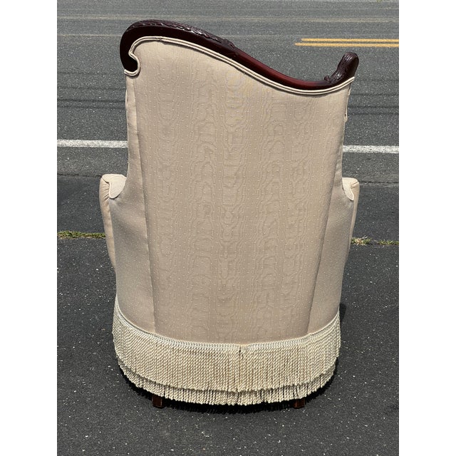 Vintage Matching Pair of Angel Wing Arm Chairs | Chairish