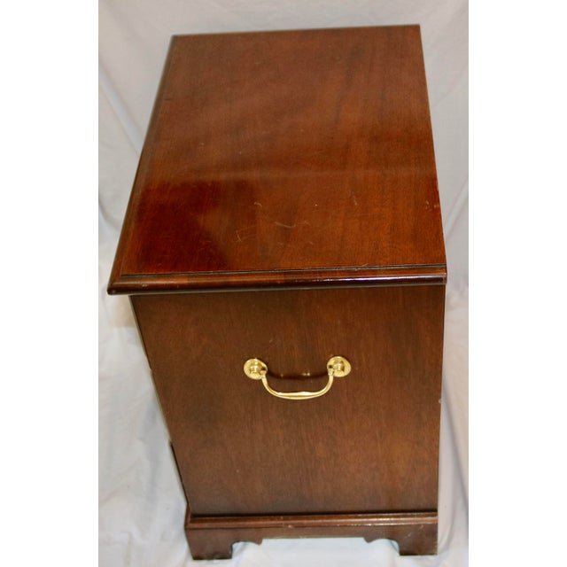 Vintage Small Mahogany Chest | Chairish