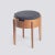 Eti Ottoman, Natural Wood Colour, Gray Fabric | Chairish