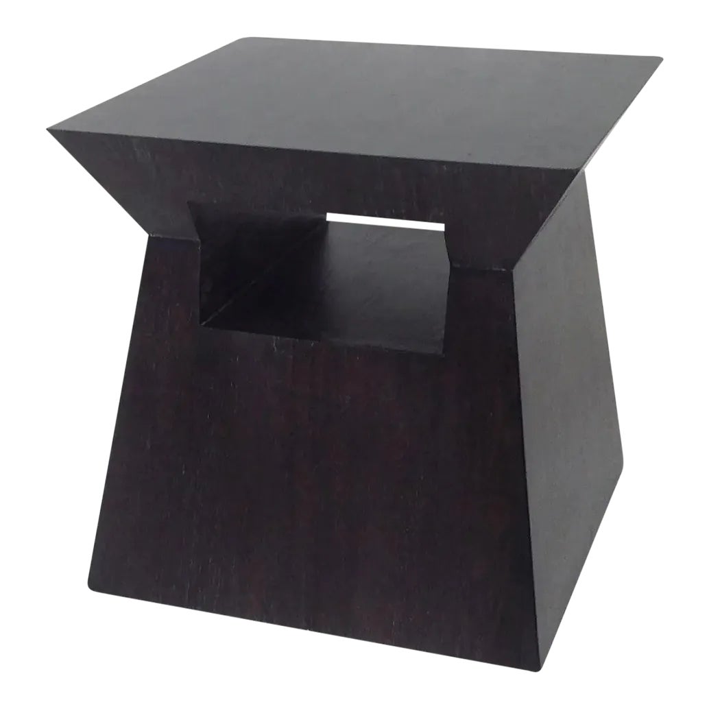 Modern Mid-Century Style Wood End Table | Chairish