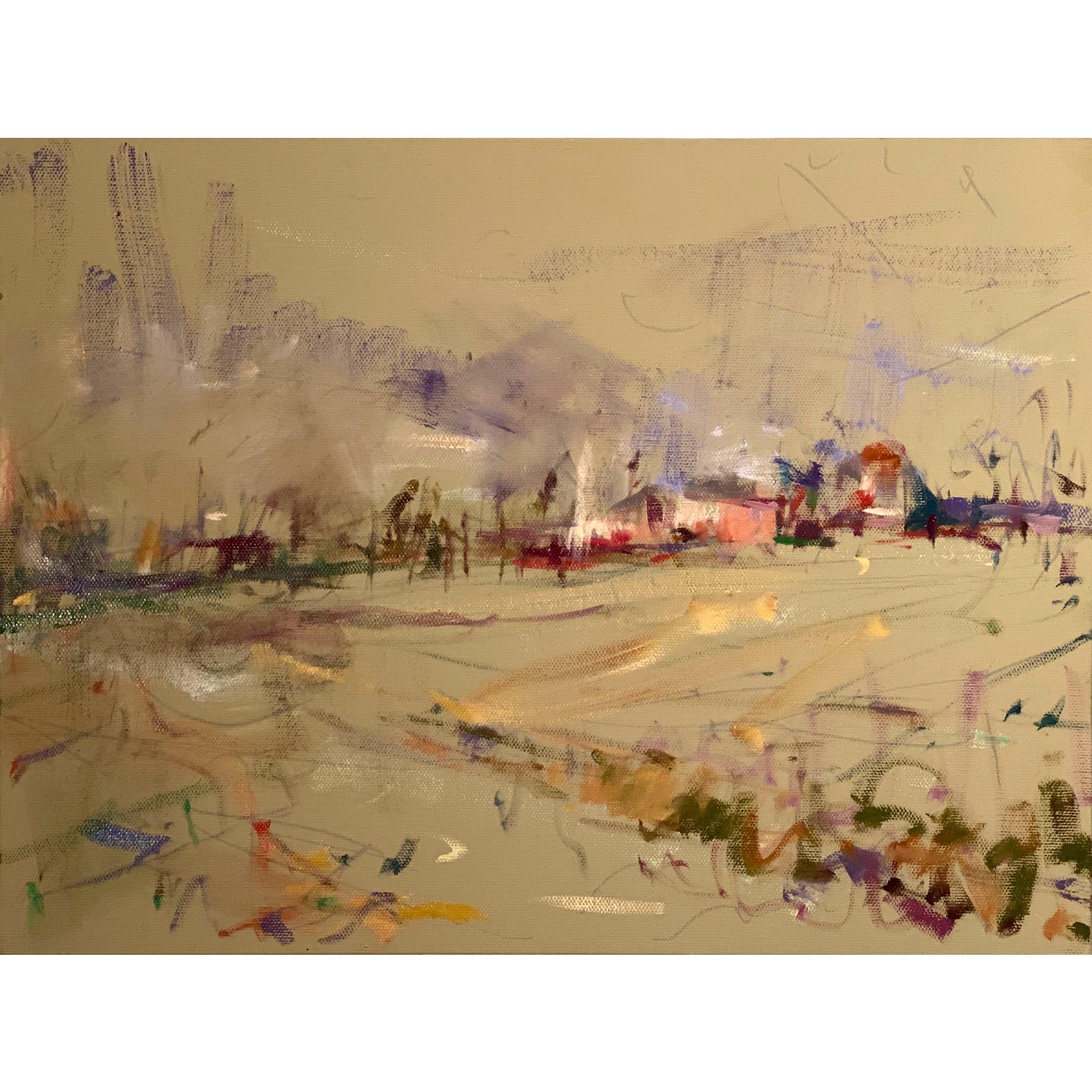 Abstract Expressionist Original Oil Painting by Rebecca Dvorak – Upper ...