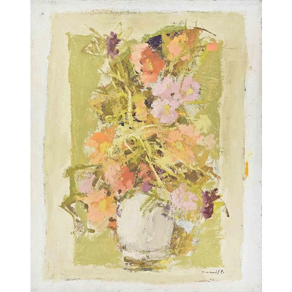 Franco Marzilli, Still Life, Oil Painting, 1970s | Chairish