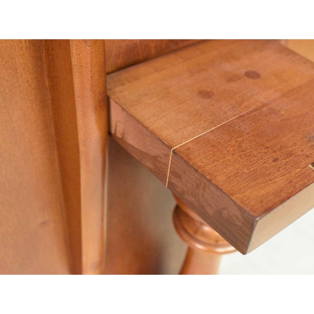 Mid 20th Century L. Hitchcock Harvest Stenciled Scalloped Edge Tilt-Top ...