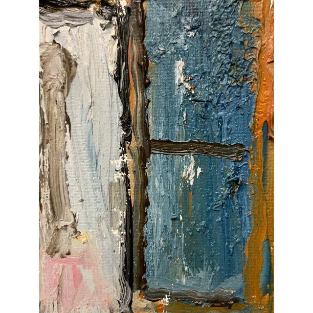 Expressionist Interior Scene Oil Painting by Eric Strauss | Chairish