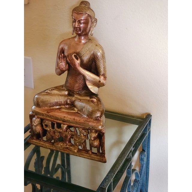 Antique Sculpture of the Jina Buddha Vairochana | Chairish