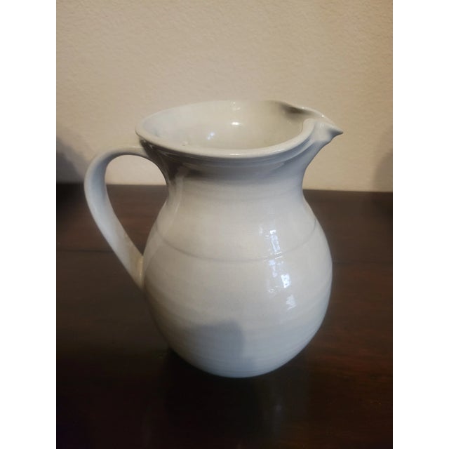 Mid 20th Century Red Wing Stoneware Pitcher | Chairish