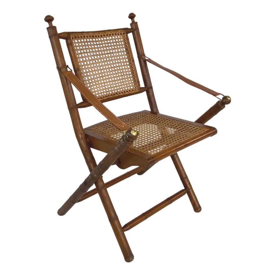Folding Campaign Chair, 1960 | Chairish