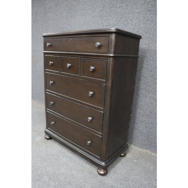 Bassett Furniture Cherry Tall Dresser | Chairish