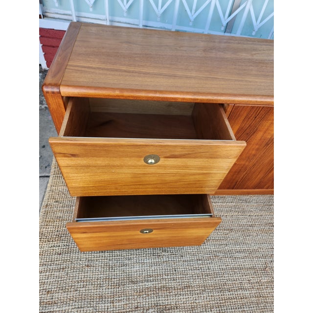 Mid-Century Modern Teak Sideboard Credenza | Chairish