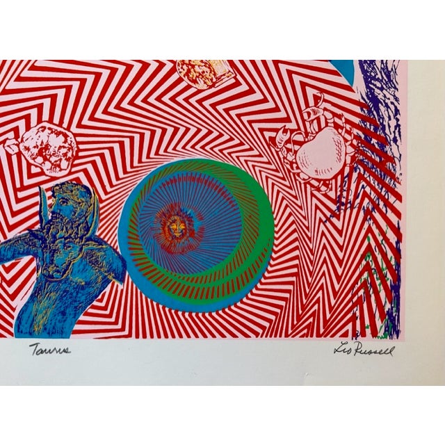 1970s Taurus, Mid Century Modern Serigraph Print by Leo Russell | Chairish