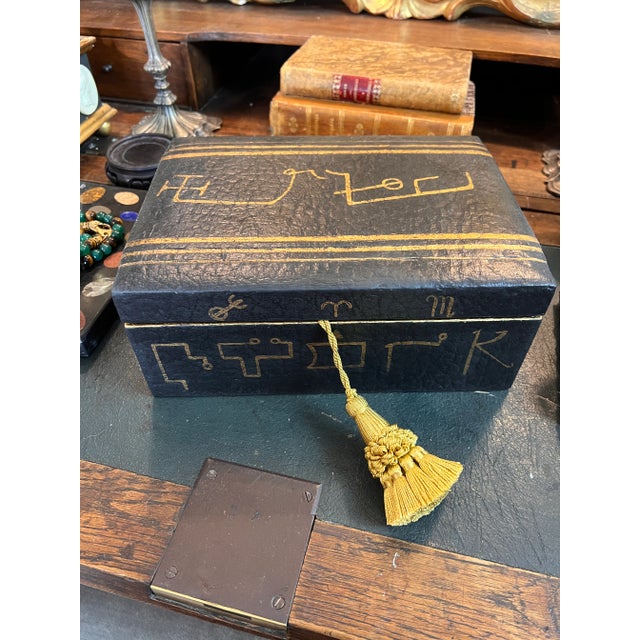 19th Century Parcel Gilded & Painted Antique Curiosity Occult "Witch's ...