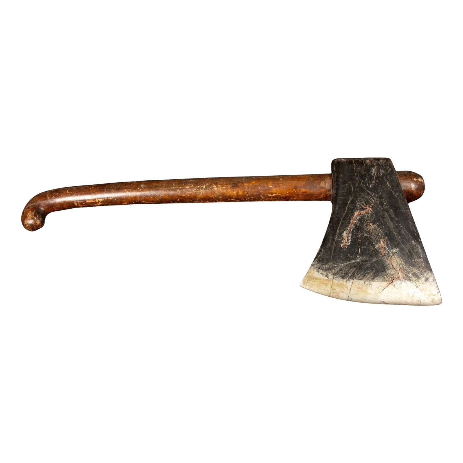 Monumental Early 20th-Century European Carved Wooden Axe Trade Sign, 66 ...