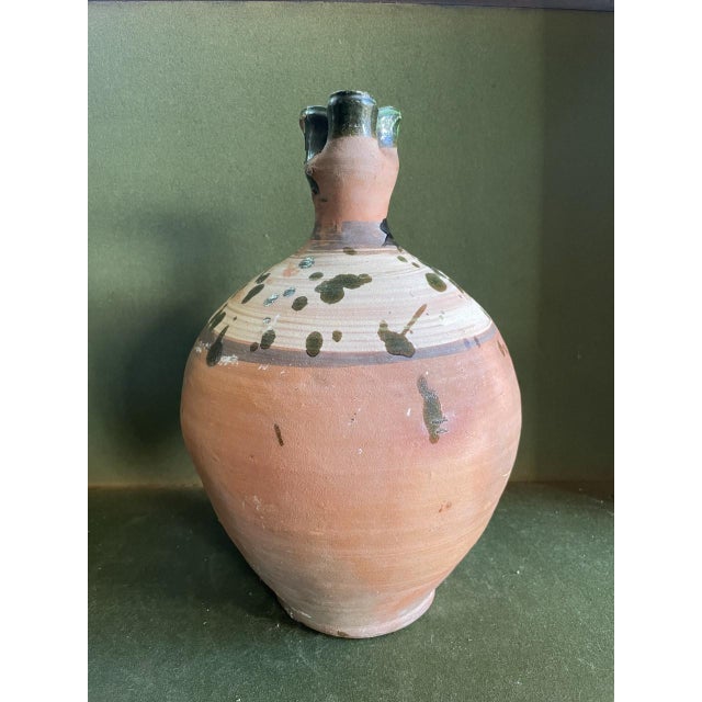 Early 20th Century Country Pottery Terracotta Jug With Fiancé Color ...