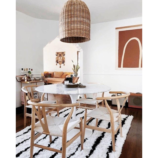 Serena & Lily Rattan Pendants - a Pair | Chairish